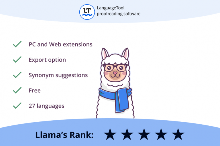 10 Top-rated Grammar Checkers | Study Llama