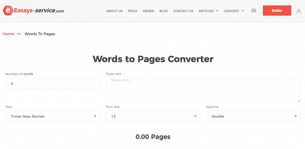 Essay-service Words to Pages Converter Review | Study Llama