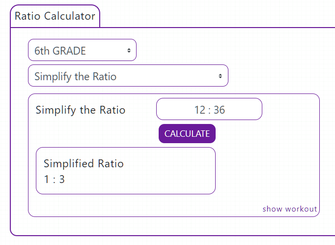 Mathsai Online Ratio Simplifier Review | Study Llama