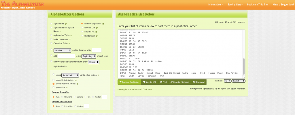 The Comprehensive Alphabetizer List Sorter Review | Study Llama
